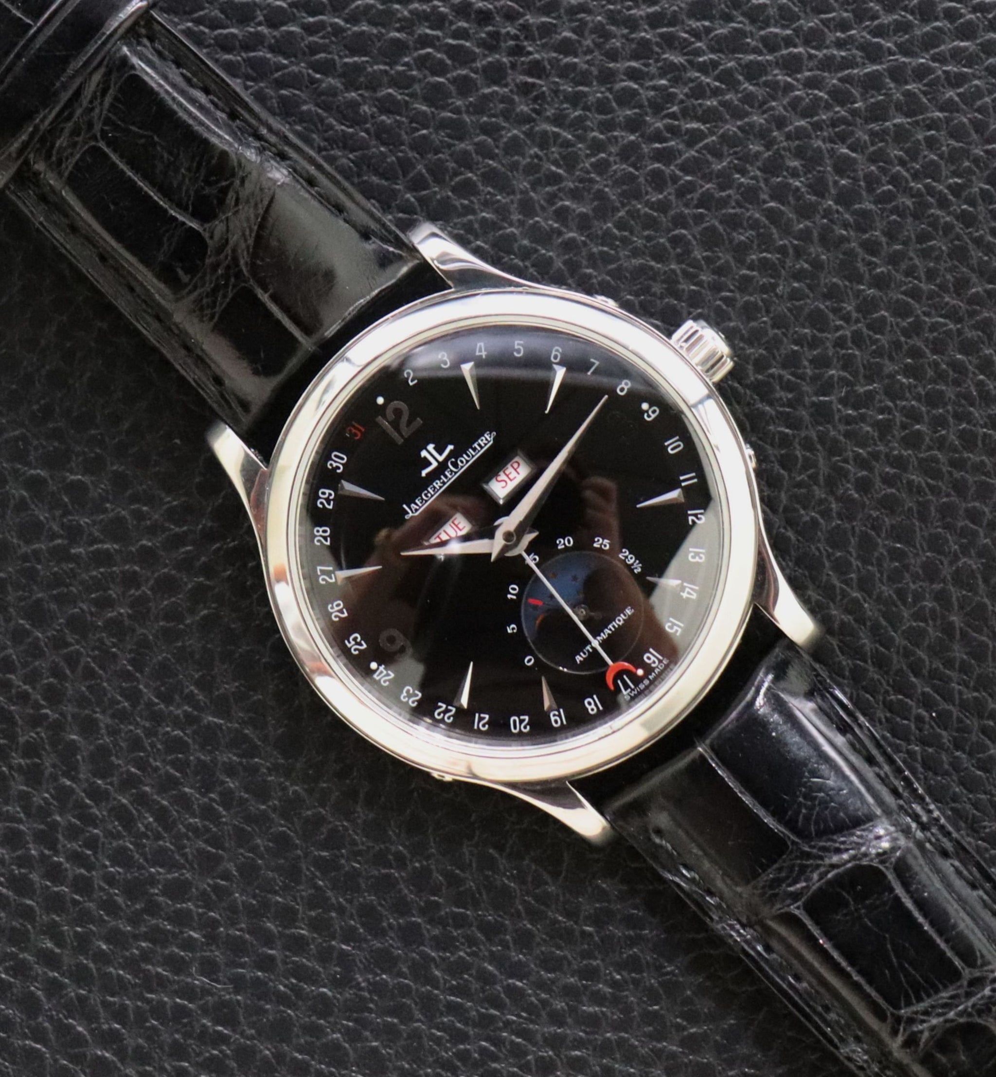 Jaeger-LeCoultre Master Calendar Moon 140.8.98.S Glas Boden